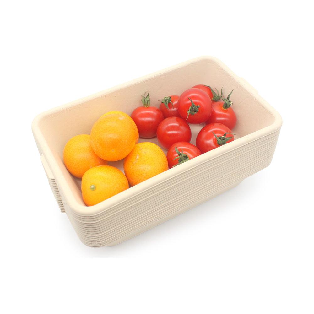 450ml Bamboo Fiber Rectangular Compostable Box