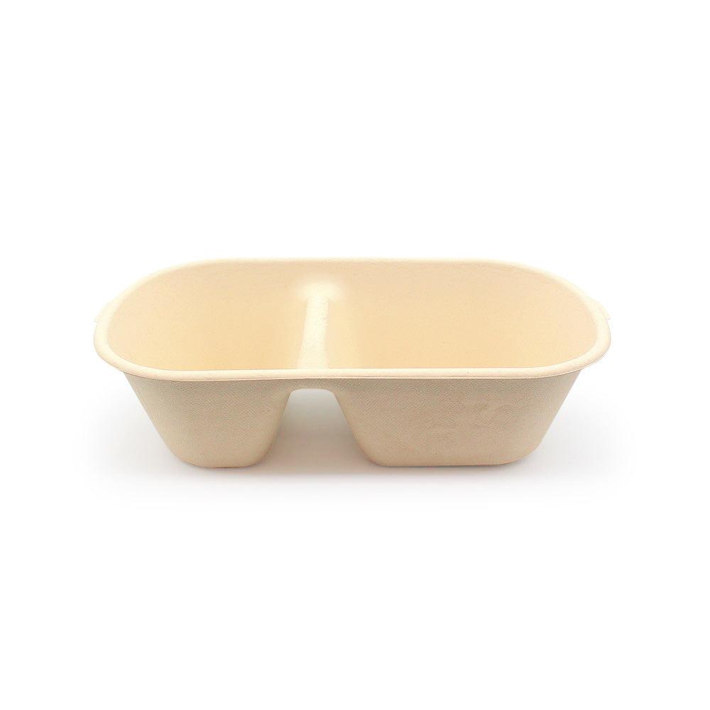 900ml Compostable Bamboo Fiber Fast Food Box
